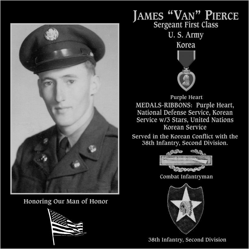 Sergeant First Class James Pierce | Mt. Soledad Virtual Plaque
