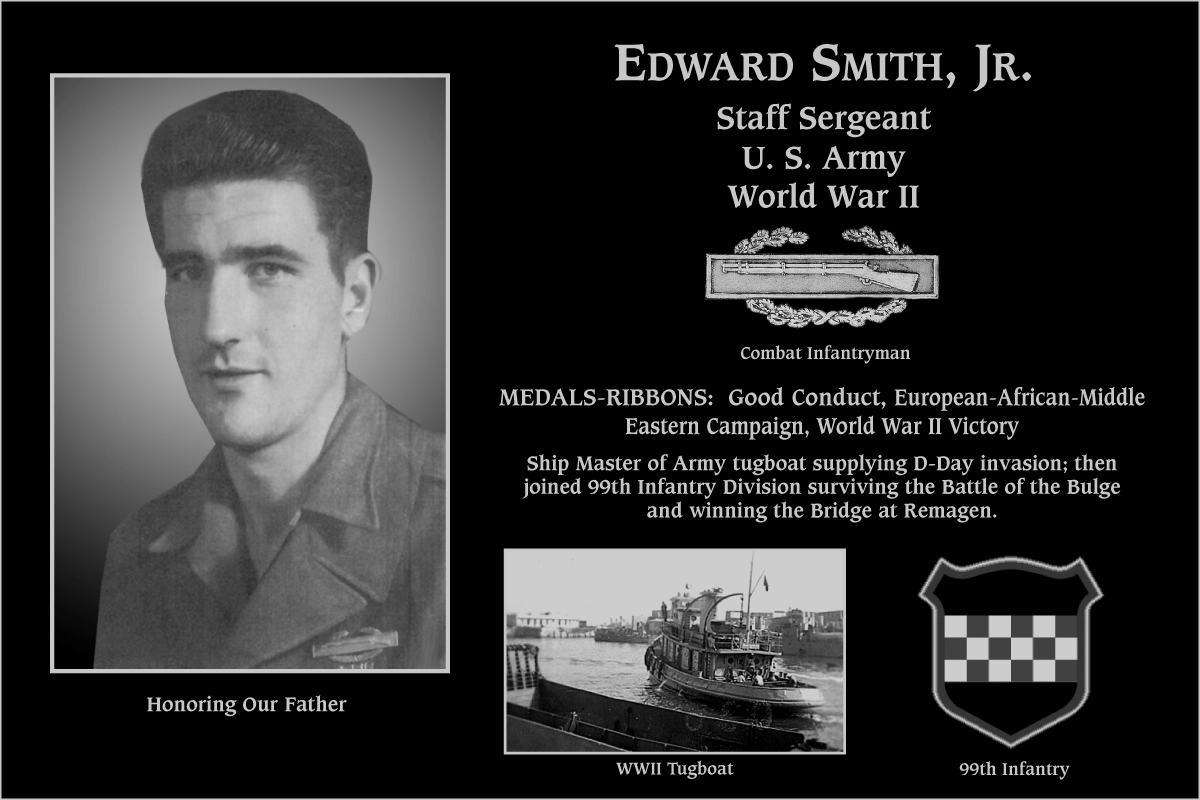 Staff Sergeant Edward Smith, Jr. | Mt. Soledad Virtual Plaque