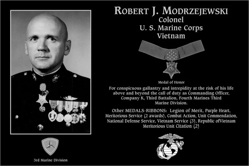 Colonel Robert J Modrzejewski | Mt. Soledad Virtual Plaque