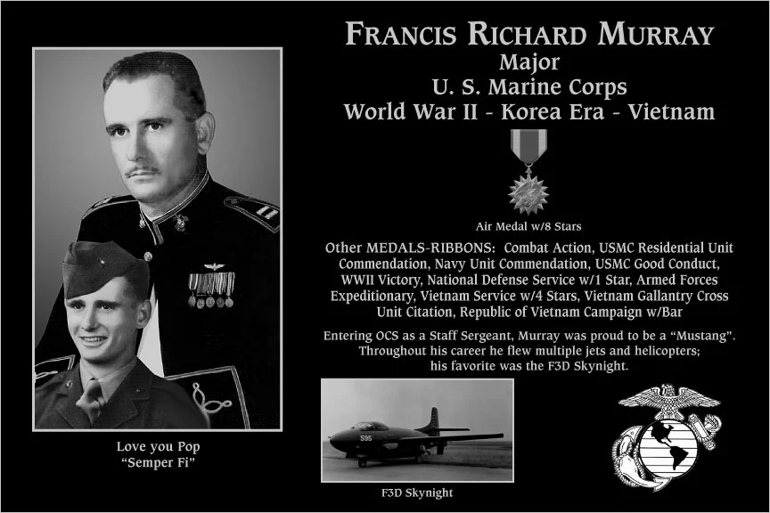 Major Francis Richard Murray | Mt. Soledad Virtual Plaque