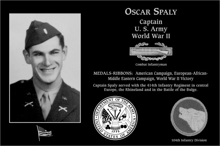 Captain Oscar Spaly | Mt. Soledad Virtual Plaque